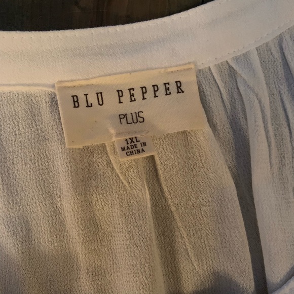 Blu Pepper | Tops | Blu Pepper Floral Embroidered Blouse | Poshmark